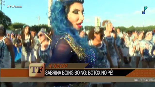 Sabrina Boing Boing revela que aplicou botox na sola do pé para o ...