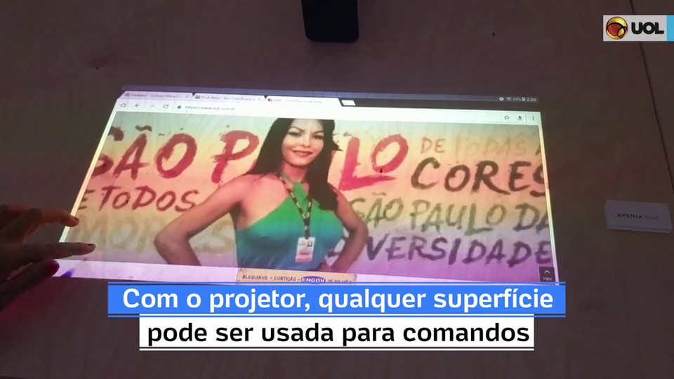 Quer uma tela touch? Projetor da Sony faz isso; veja como funciona - 04 ...