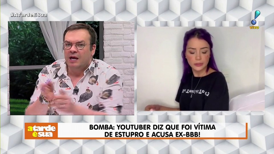 Youtuber Vee Castro diz que foi vítima de estupro e acusa ex-BBB - 05 ...