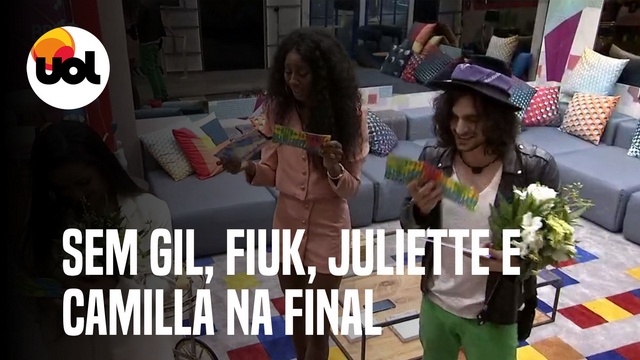 Bbb Gil é Eliminado Juliette Fiuk E Camilla Concorrem Ao Prêmio Fin