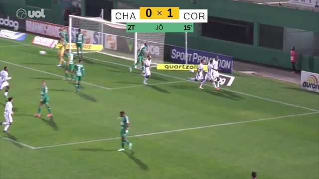 Chapecoense 0 X 1 Corinthians _ Corinthians abre o placar! - 08/07/2021 ...