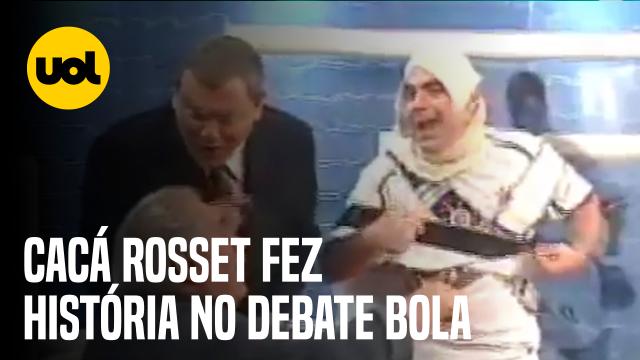 Cacá Rosset fez história no Debate Bola - 07/07/2022 - UOL Esporte