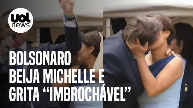Bolsonaro beija Michelle durante discurso de 7 de Setembro e grita ...