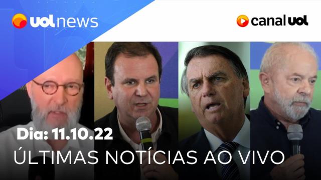 Lula x Bolsonaro, Ipec, STF, debate na Band, Eduardo Paes ao vivo e ...
