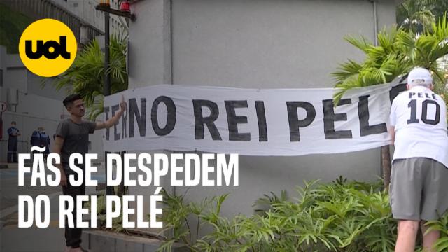 Pelé: Fãs vão ao hospital se despedir do Rei do Futebol - 30/12/2022 ...