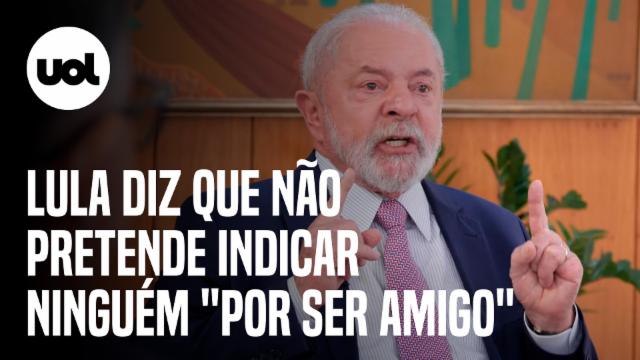 Lula diz não ter compromisso por STF, mas que Zanin foi revelação ...
