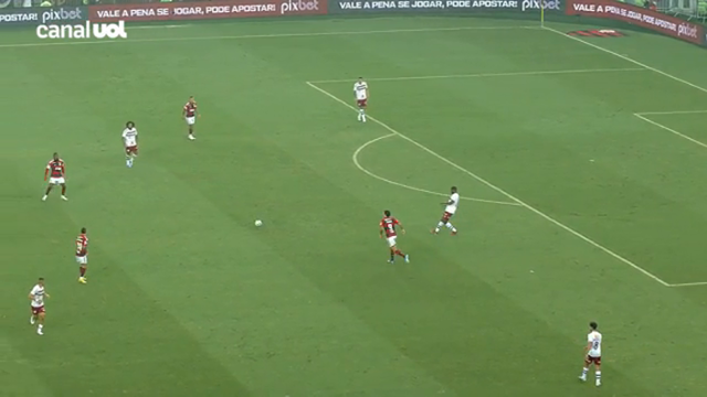 Flamengo X Fluminense _ Everton Cebolinha chuta de canhota, mas acerta ...