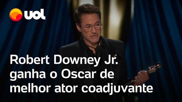 Melhor ator no Oscar: Robert Downey Jr. ganha primeiro Oscar aos 58 ...