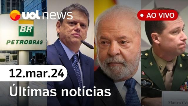 UOL News 1ª Edição com Fabíola Cidral, Josias e Sakamoto 12/03/24 - 12 ...