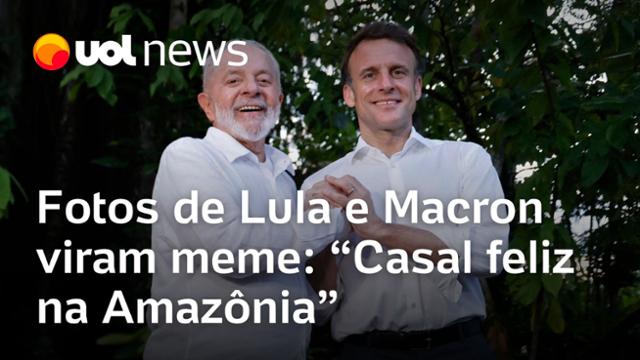 Lula e Macron viram meme por fotos de encontro: 'Casal feliz na ...