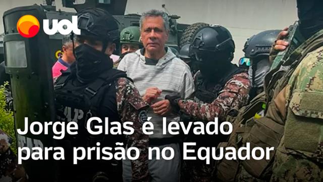 Ex-vice preso em embaixada no Equador é levado para prisão de segurança ...