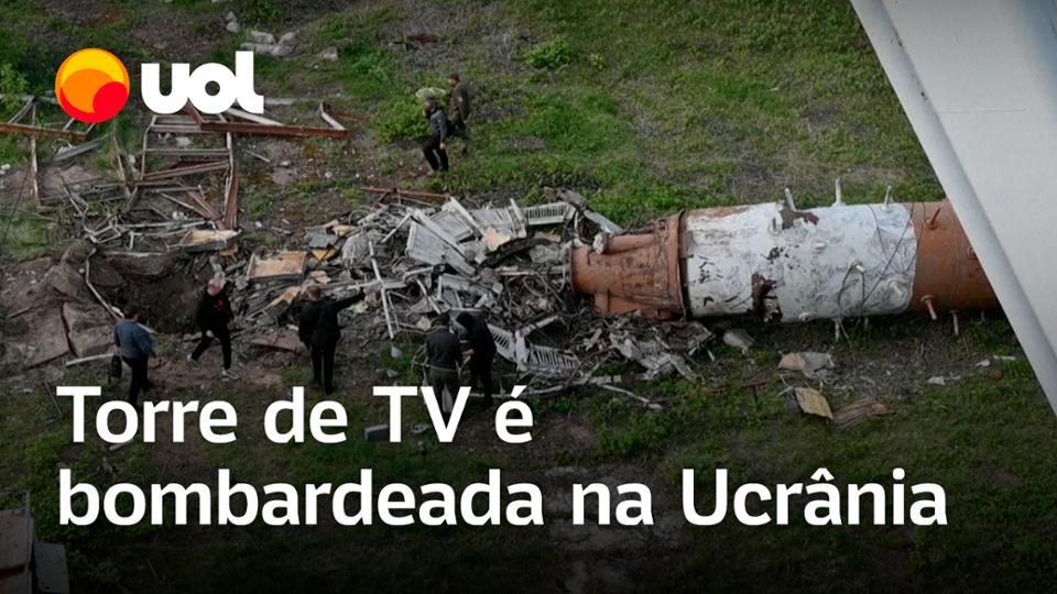 Guerra na Ucrânia: Torre de TV de Kharkiv é destruída por bombardeio russo - 22/04/2024 - UOL Play