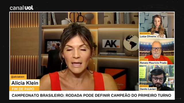 'Abel é a esponja emocional do Palmeiras', analisa Alicia Klein - 24/07/2024 - UOL Esporte