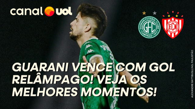 Guarani 2 x 0 Noroeste: Veja gol relâmpago de Matheus Regis e os ...