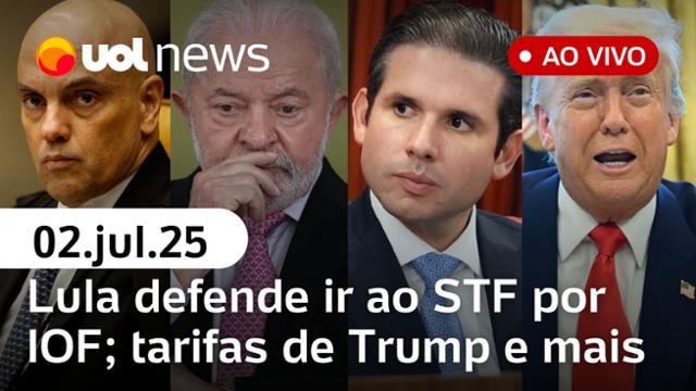 UOL News 1ª Edição com Fabíola Cídral | Programa Completo | 02 de julho ...
