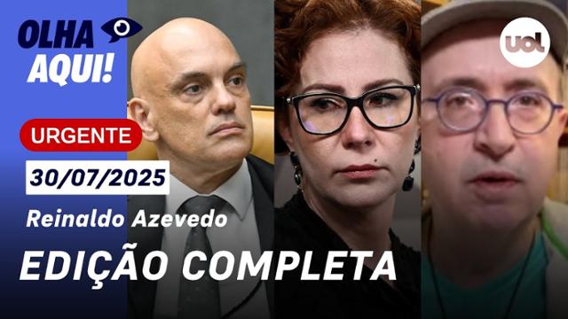 Olha Aqui com Reinaldo Azevedo | Programa completo | 30 de julho de ...