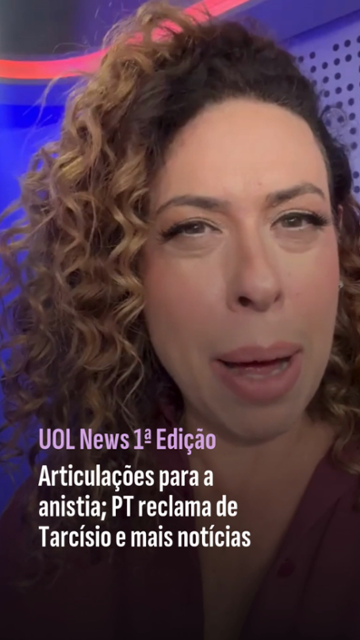 UOL News 1ª Edição: destaques da manhã de 04/09/2025