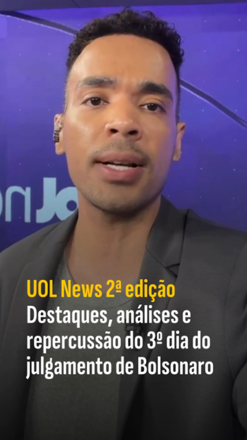 UOL News 2ª Edição: destaques da noite de 09/09/2025