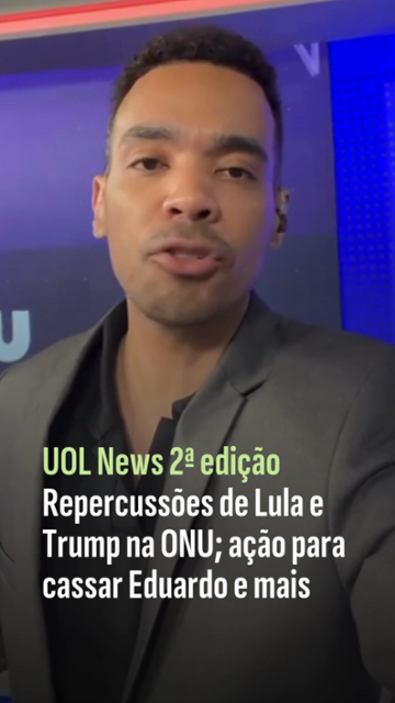 UOL News 2ª Edição: destaques da noite de 23/09/2025