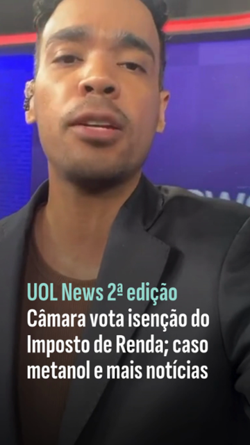 UOL News 2ª Edição: destaques da noite de 01/10/2025