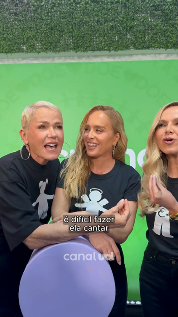 Xuxa ?boca de sacola?? Ela, Eliana e Angélica comentam suas ...