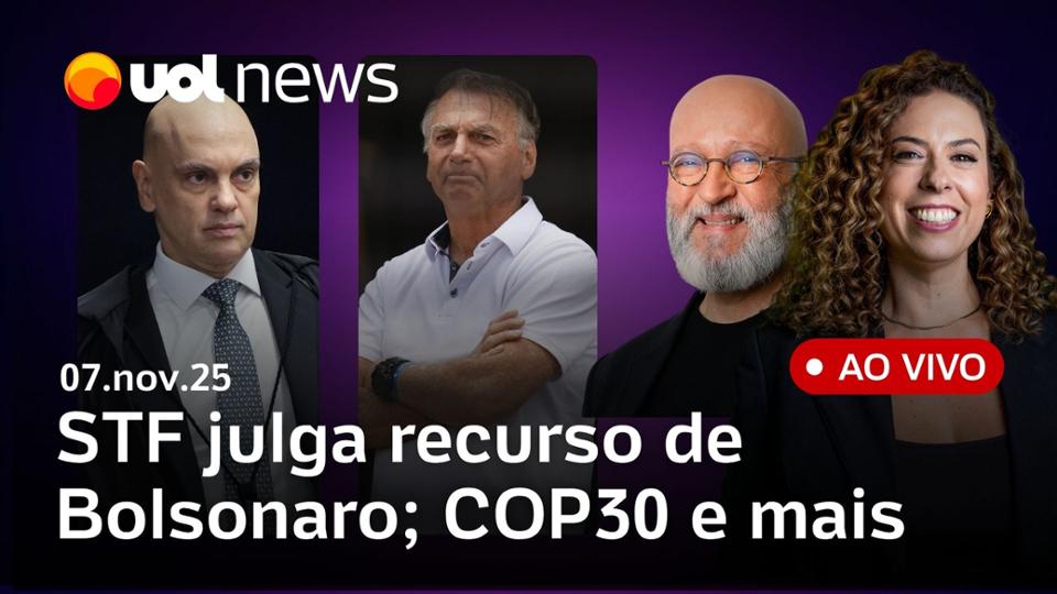 UOL News 1ª Edição com Fabíola Cidral | Programa Completo | 07 de ...