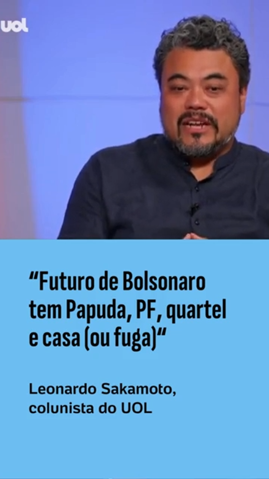 UOL News: Sakamoto: Futuro de Bolsonaro tem Papuda, PF, quartel e casa (ou - 07/11/2025 - UOL Play