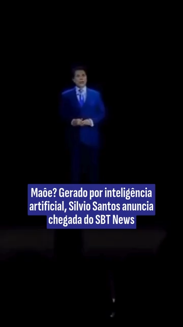Maoê? Gerado por inteligência artificial, Silvio Santos anuncia chegada ...