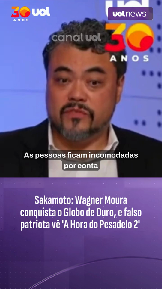 Sakamoto: Wagner Moura conquista o Globo de Ouro, e falso patriota vê ...