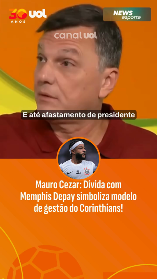 UOL News Esporte: Dívida com Memphis Depay simboliza modelo de gestão ...